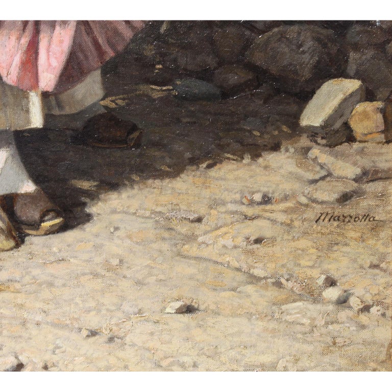 Federico Mazzotta 'Italian, 1839-1897' a 19th Century Oil on Canvas ...