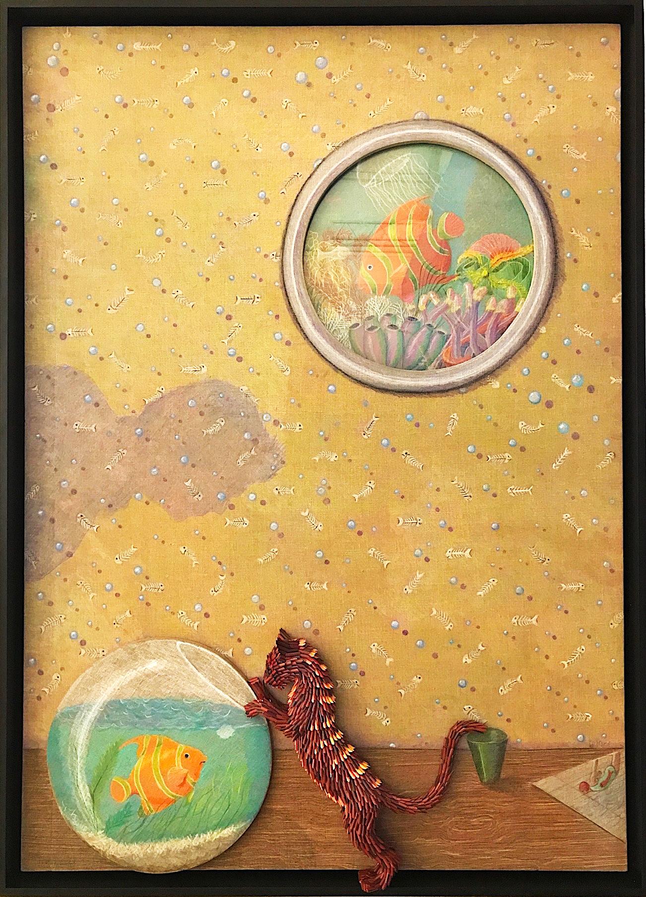 Federico Uribe - Dog's Painting For Sale at 1stDibs