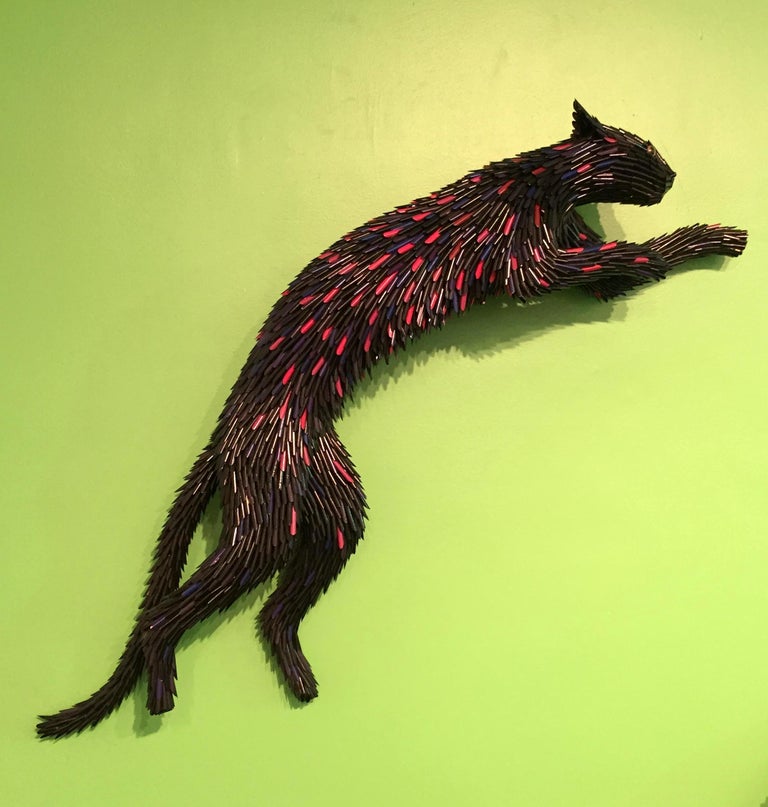 Federico Uribe - Jumping Cat For Sale at 1stDibs