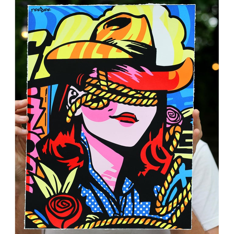 FeeBee - All Tied Up Screen Print by FeeBee For Sale at 1stDibs