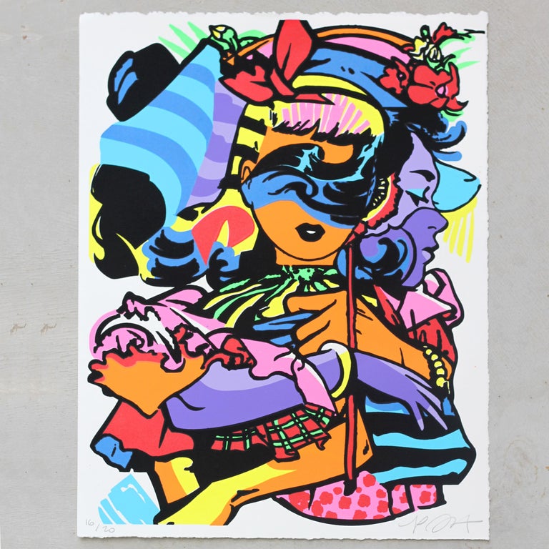 FeeBee - Mid-July Screen print by FeeBee For Sale at 1stDibs