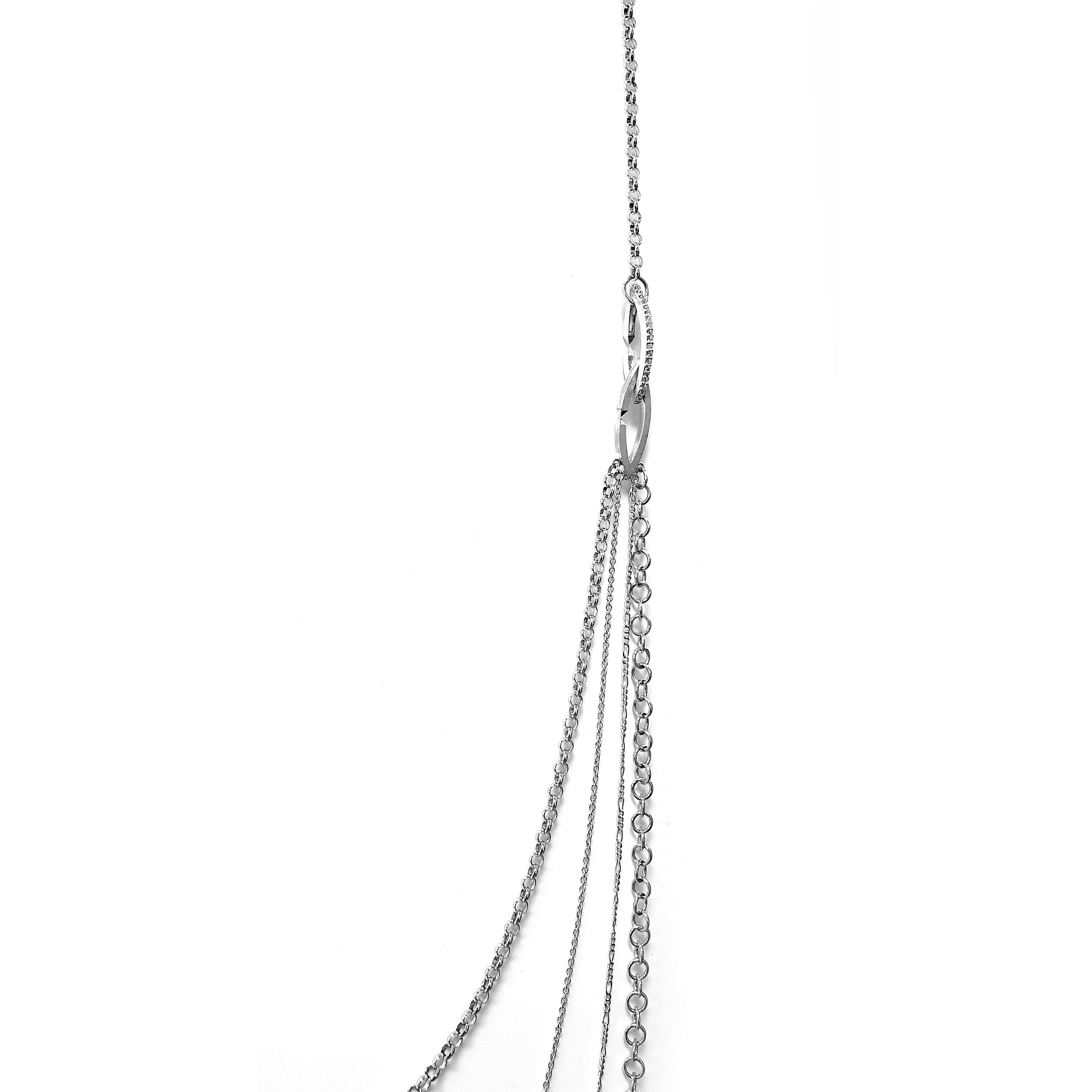 Fei Liu Multi-Layered Chain Necklace Sterling Silver For Sale at ...