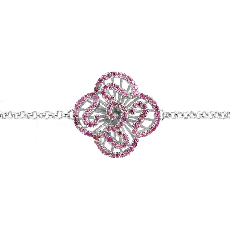 Fei Liu Pink Cubic Zirconia White Rhodium Plated 925 Silver Stacking ... Fei Liu Pink Cubic Zirconia White Rhodium Plated 925 Silver Stacking ...