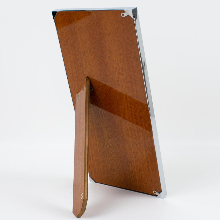 Felice Antonio Botta Italy, Multi-View Chrome Picture Frame, 1970s For ...