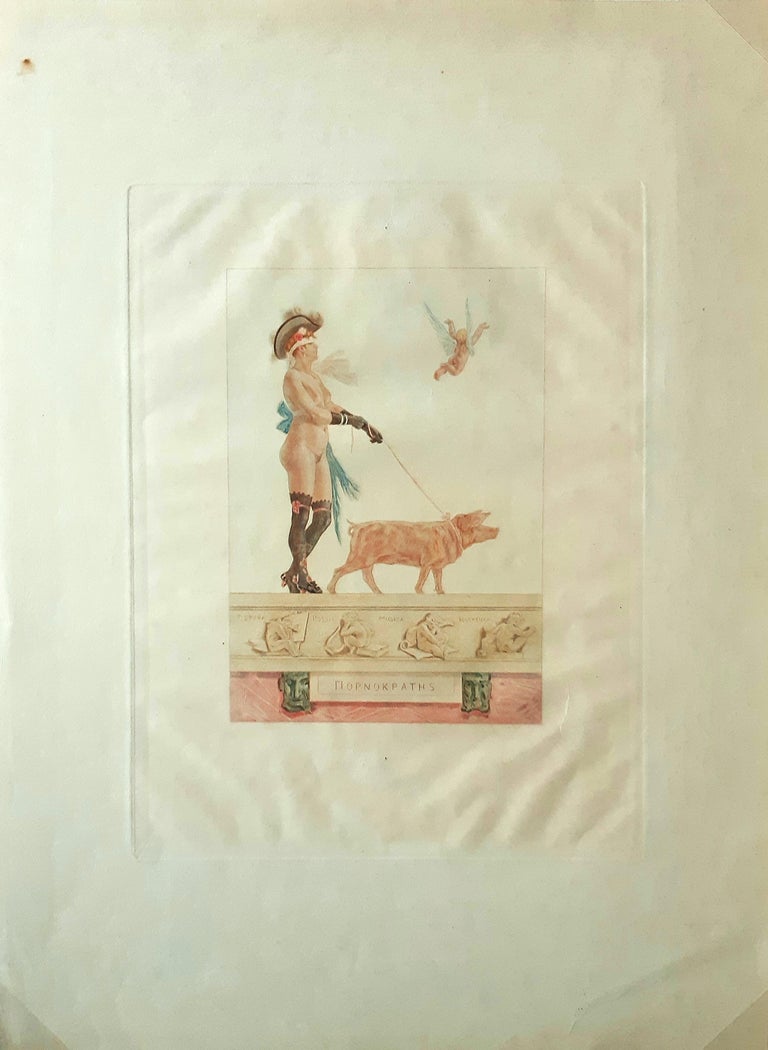 Félicien Rops - Les Pornocratès - Original Etching by Félicien Rops ...