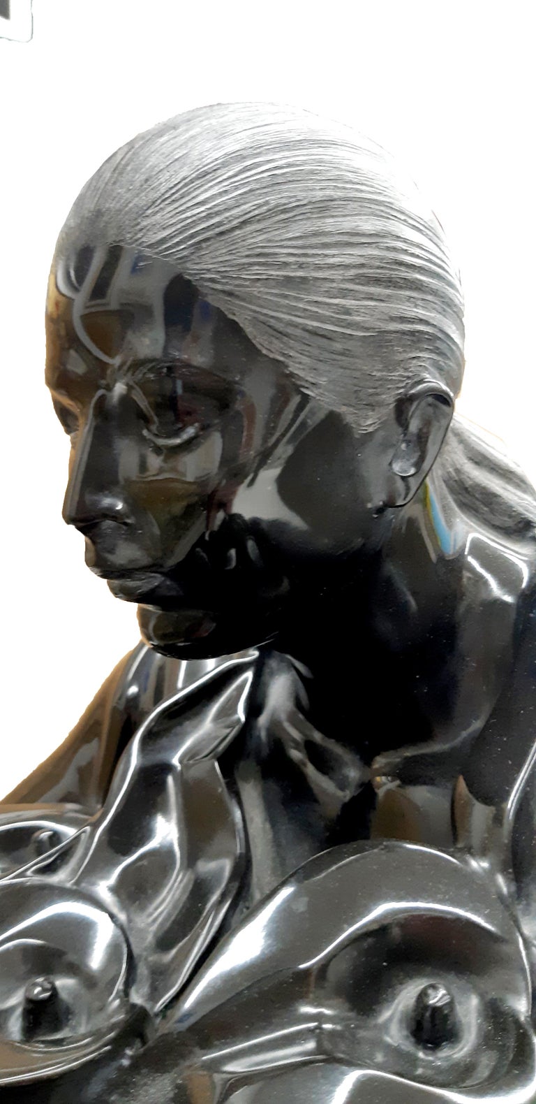 Felipe Castañeda - Felipe Castañeda, Mujer con Flores, 1982, Black ...