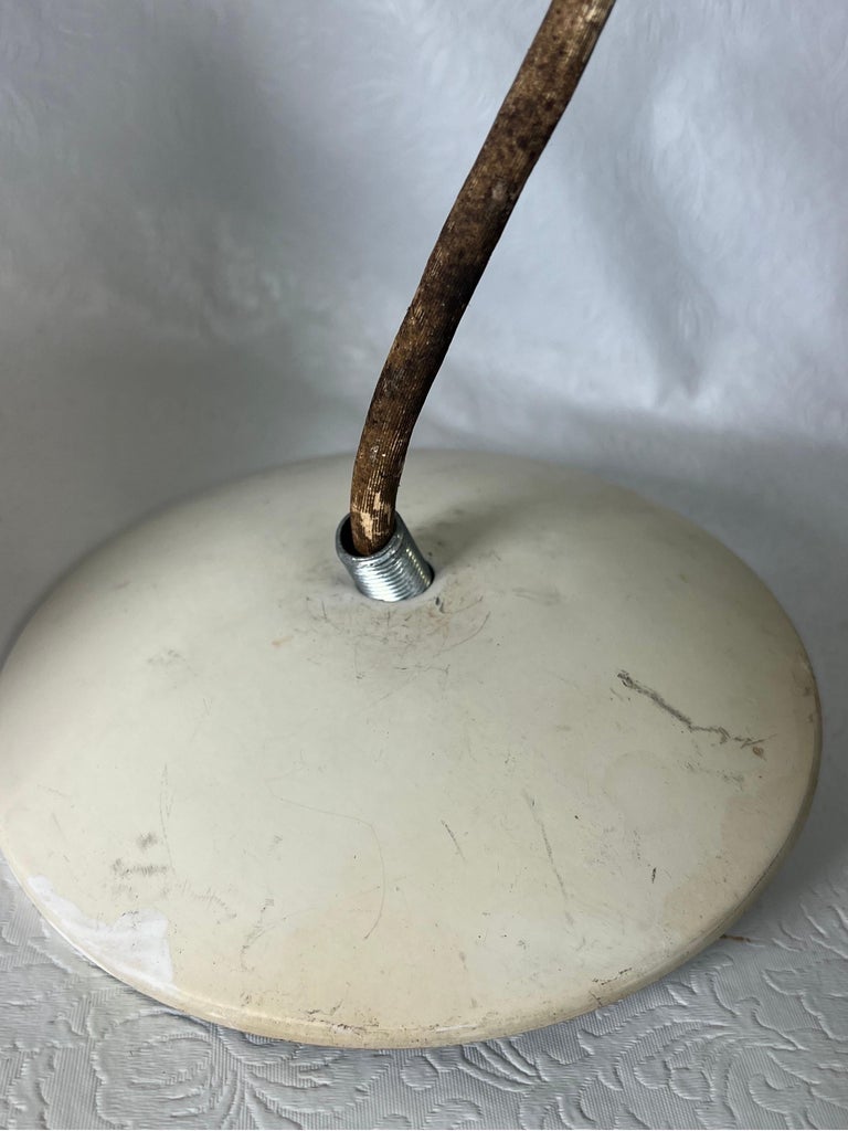 Felipe Delfinger Style Cone Shape Metal and Art Glass Pendant Light For ...