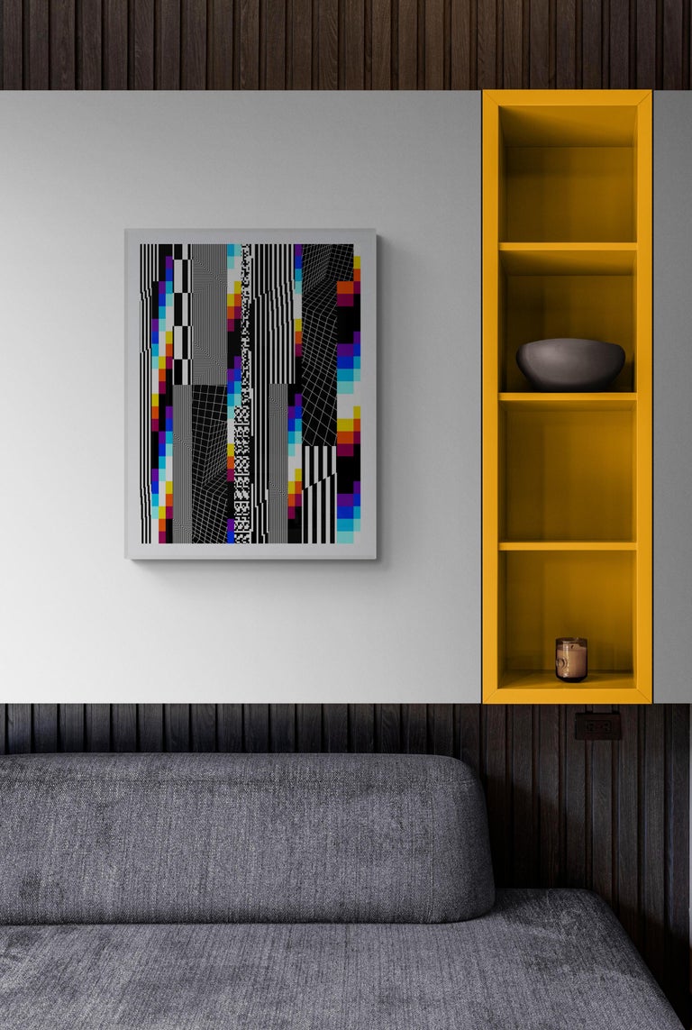 Felipe Pantone - CHROMADYNA MICAP #4 Op Art Abstract Street Art Colors ...