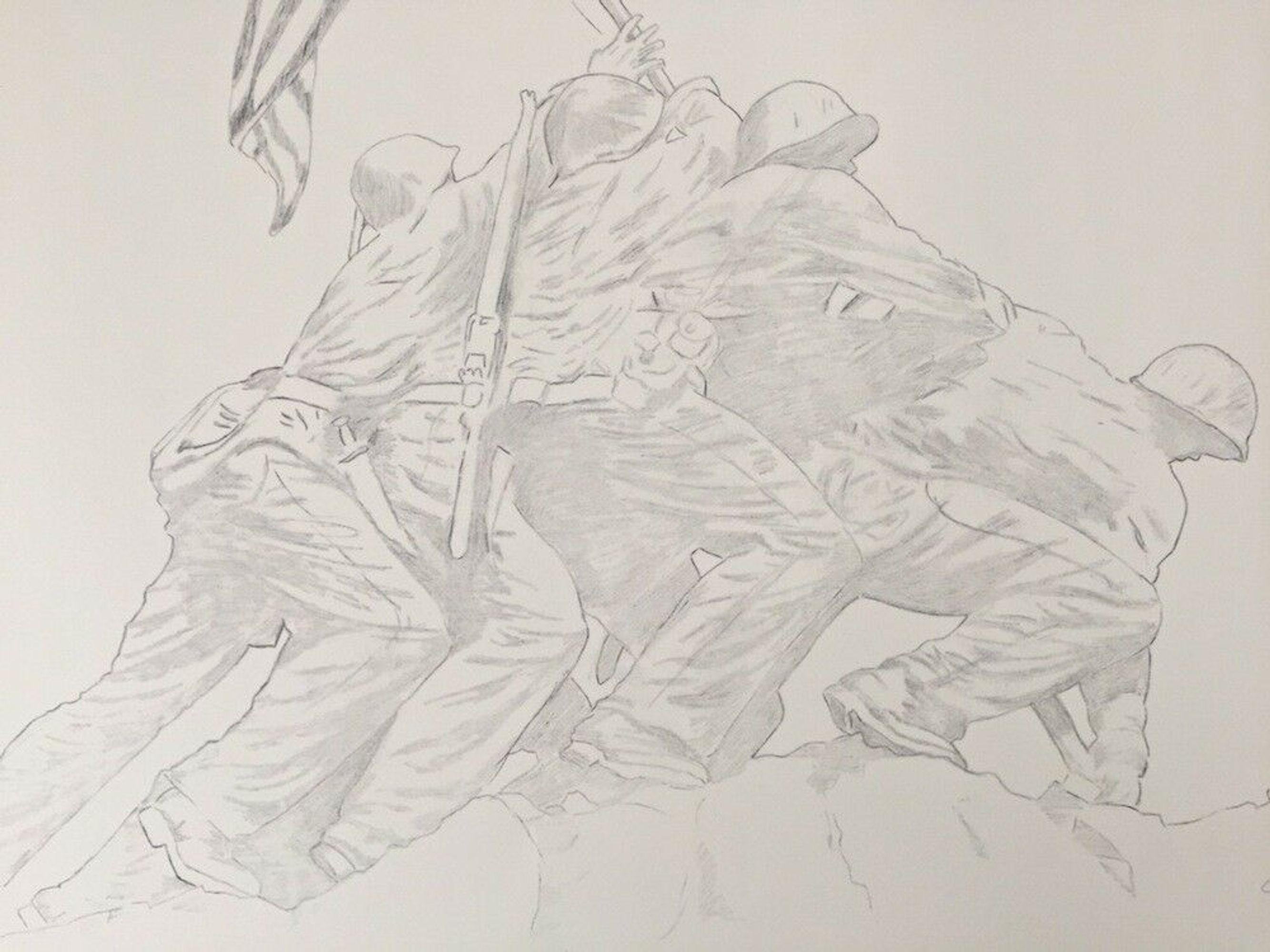 Felix de Weldon - Iwo Jima Memorial, Felix de Weldon For Sale at ...