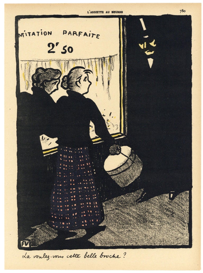 Félix Vallotton - original lithograph For Sale at 1stDibs