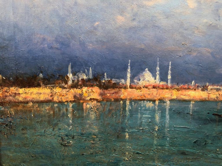 Félix Ziem - 19th Century Impressionist Oil Painting 'View of ...