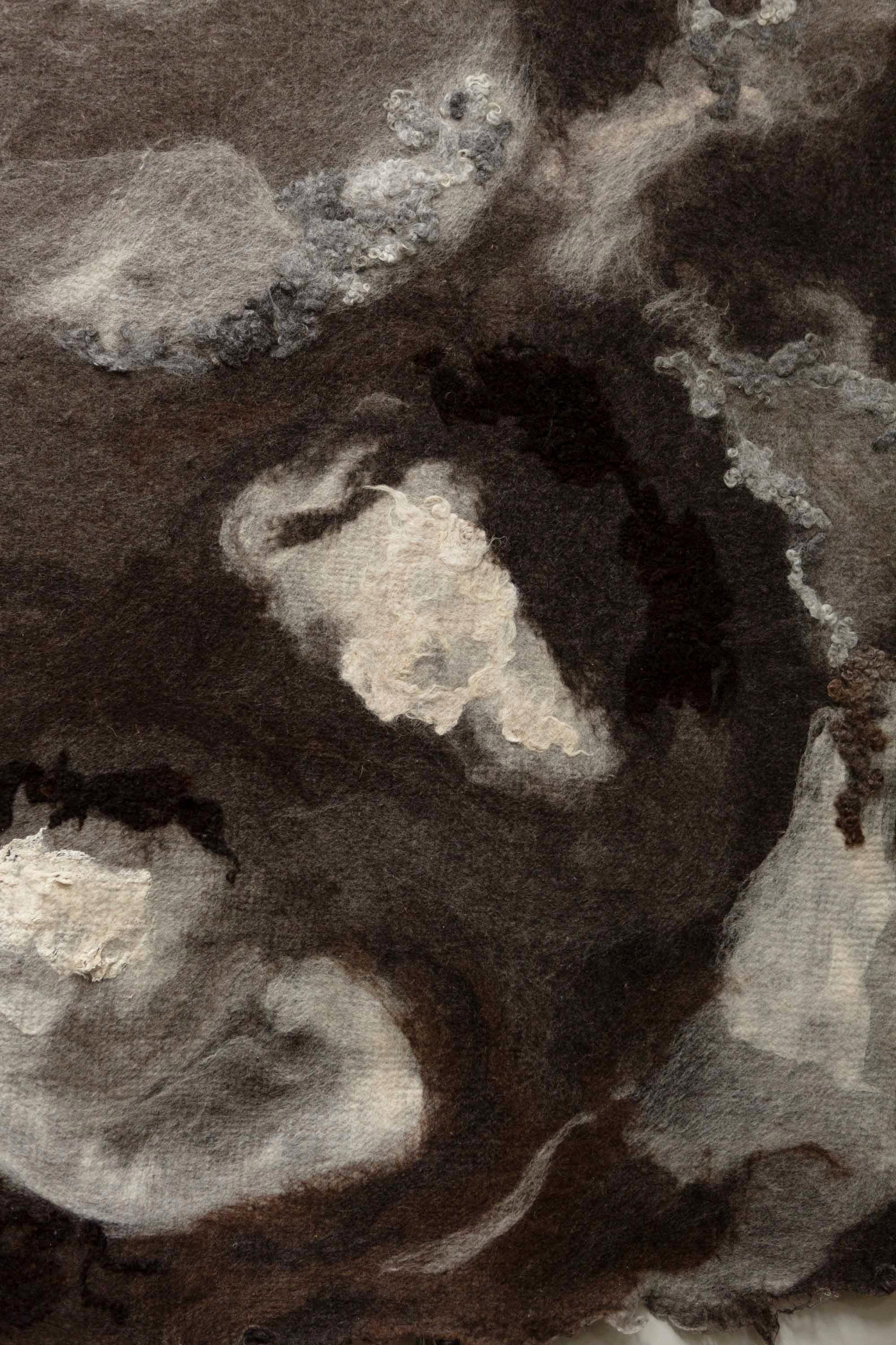Felted Wool Wall Art by JG Switzer, Sheep Dream #1 at 1stDibs
