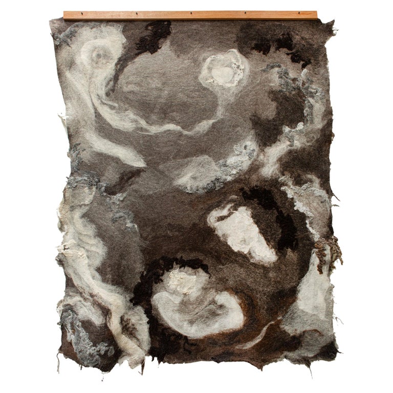 Felted Wool Wall Art by JG Switzer, Sheep Dream #1 For Sale at 1stDibs