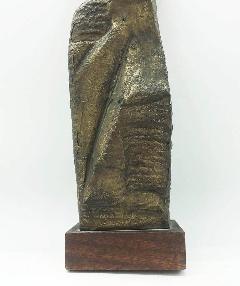 Female Figure 'Abstract Woman Bronze Sculpture' at 1stDibs
