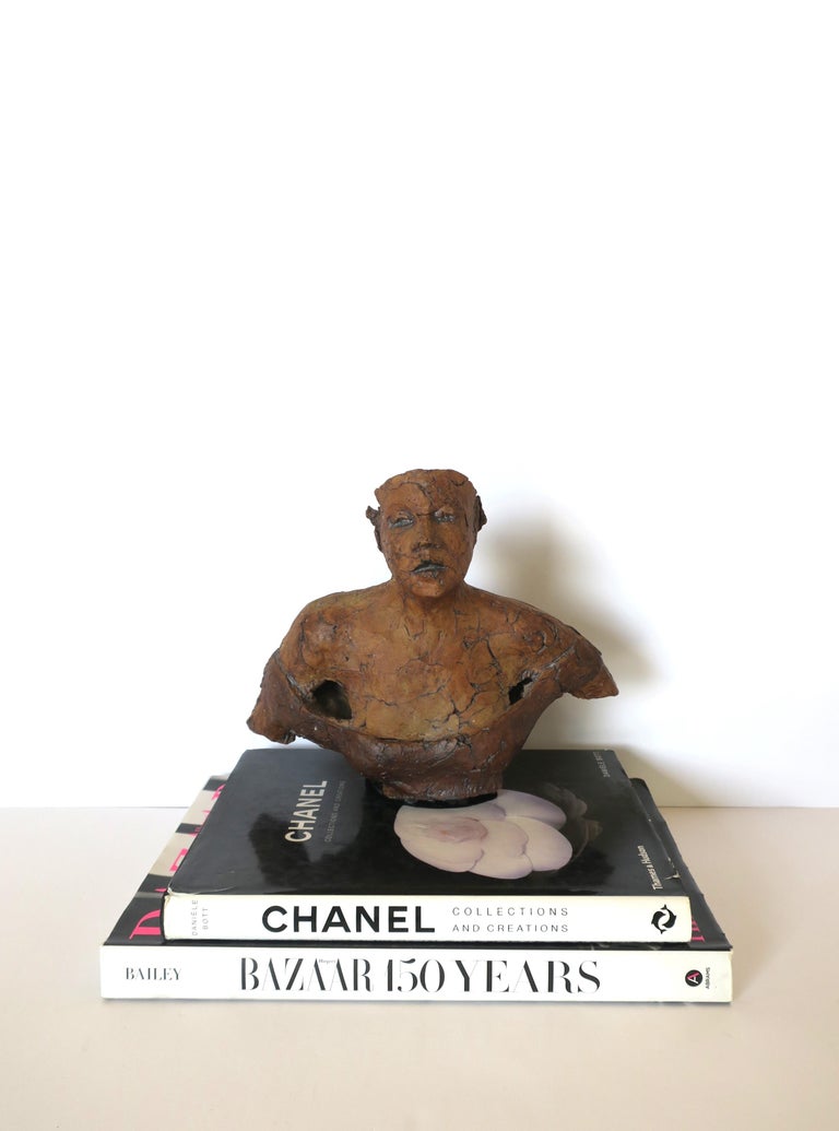 Female Terracotta Bust Sculpture For Sale at 1stDibs