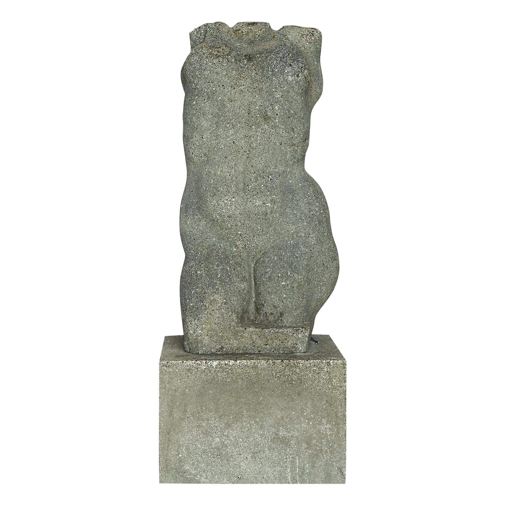 Female Torso in Cement by Svend Wiig Hansen at 1stDibs