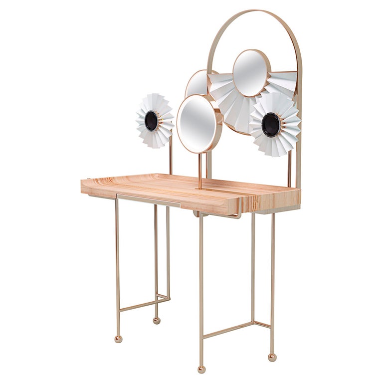 Feminine and Elegant Make-Up Stand Sofi with Built-In Speaker System ...