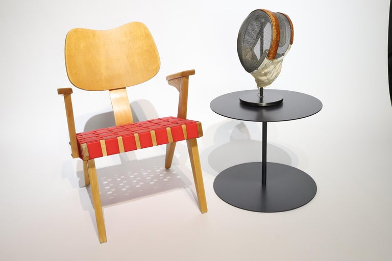 Fencing Mask on Custom Steel Stand For Sale at 1stDibs