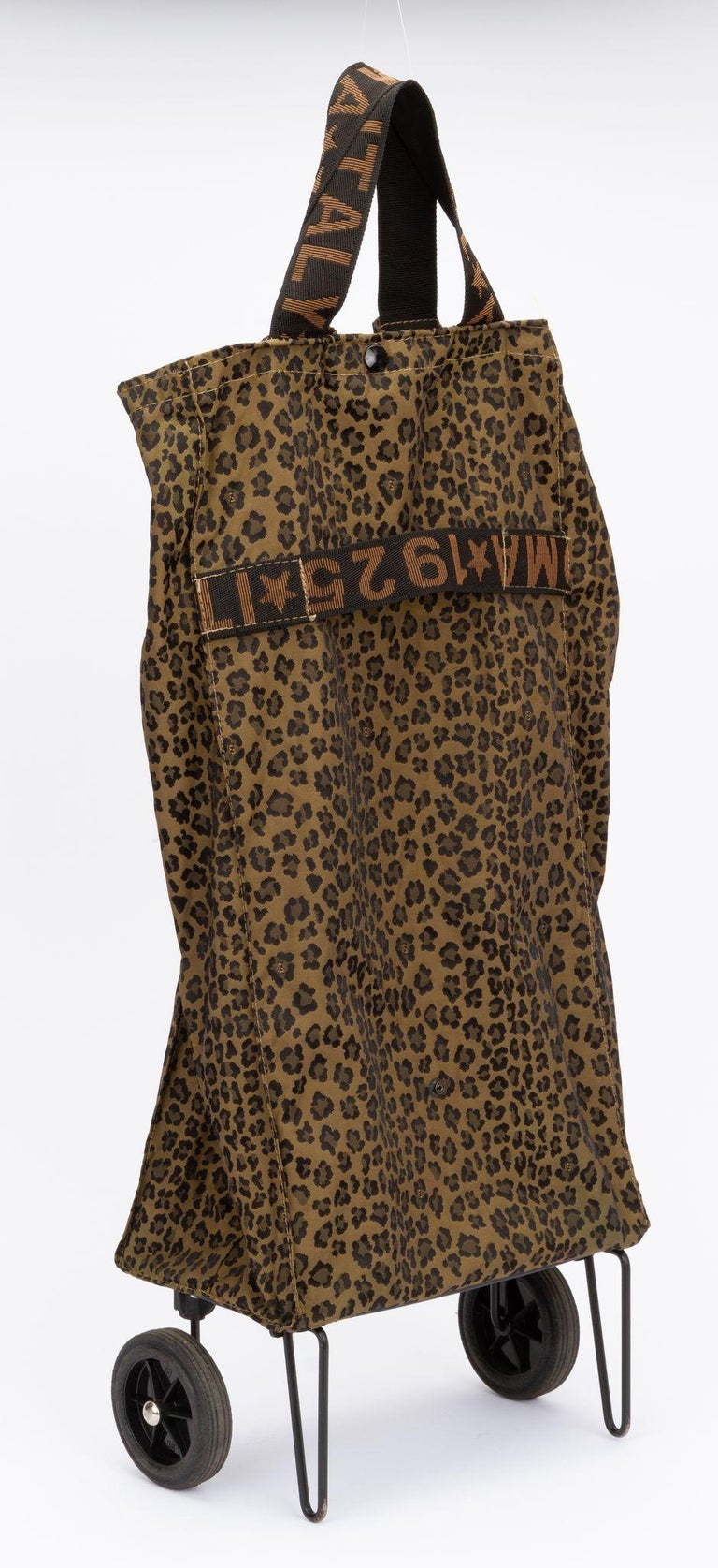 Fendi 1925 Cheetah Foldable ShoppingCart For Sale at 1stDibs