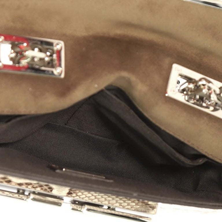 Fendi 3Baguette Crossbody Bag Python Mini at 1stDibs