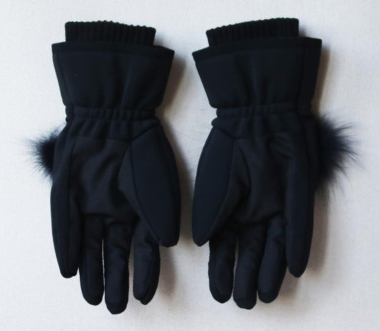 Fendi Bag Bugs Ski Gloves For Sale at 1stDibs | fendi gloves