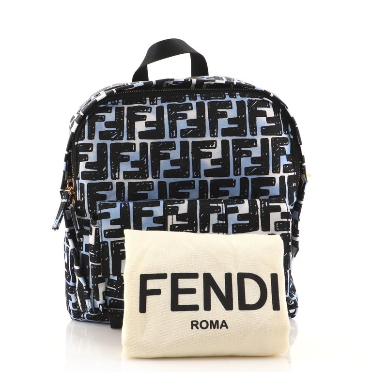 Fendi Baguette Backpack Zucca Nylon For Sale at 1stDibs