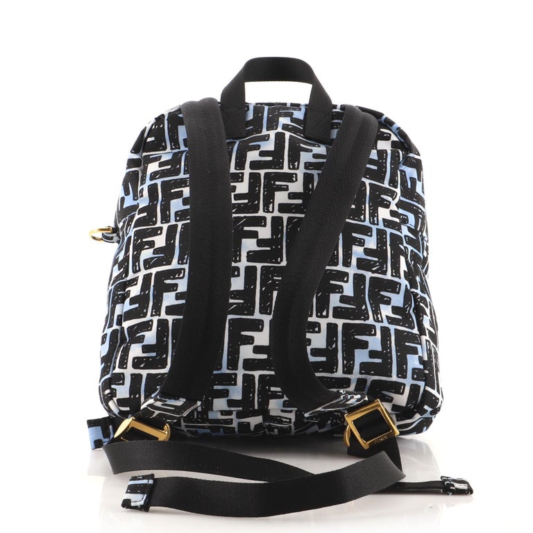 Fendi Baguette Backpack Zucca Nylon For Sale at 1stDibs