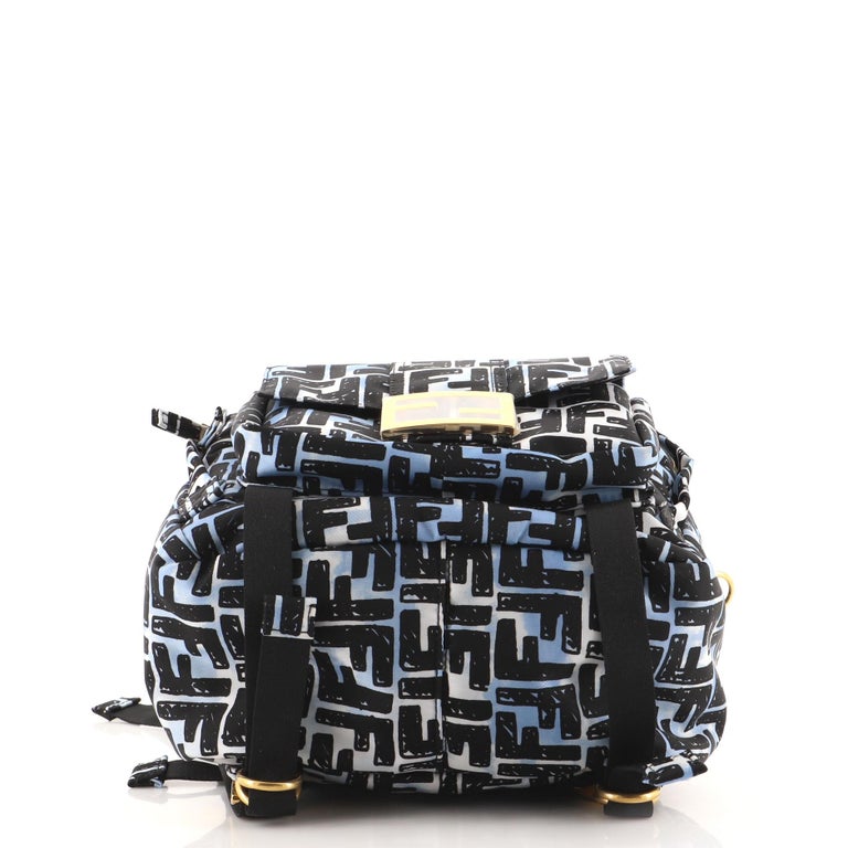 Fendi Baguette Backpack Zucca Nylon For Sale at 1stDibs
