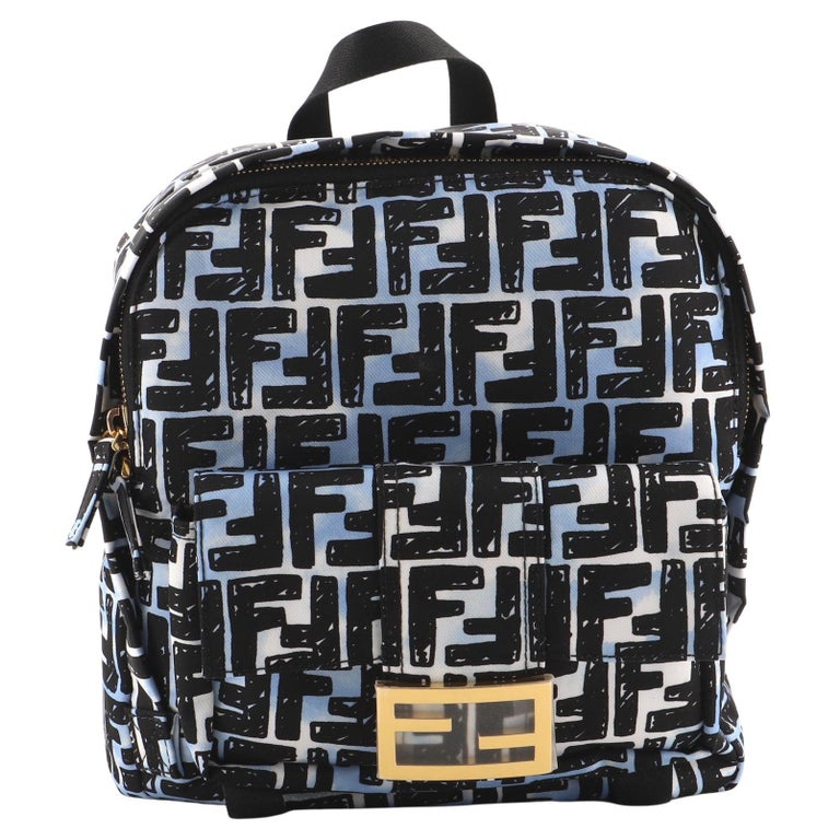 Fendi Baguette Backpack Zucca Nylon For Sale at 1stDibs