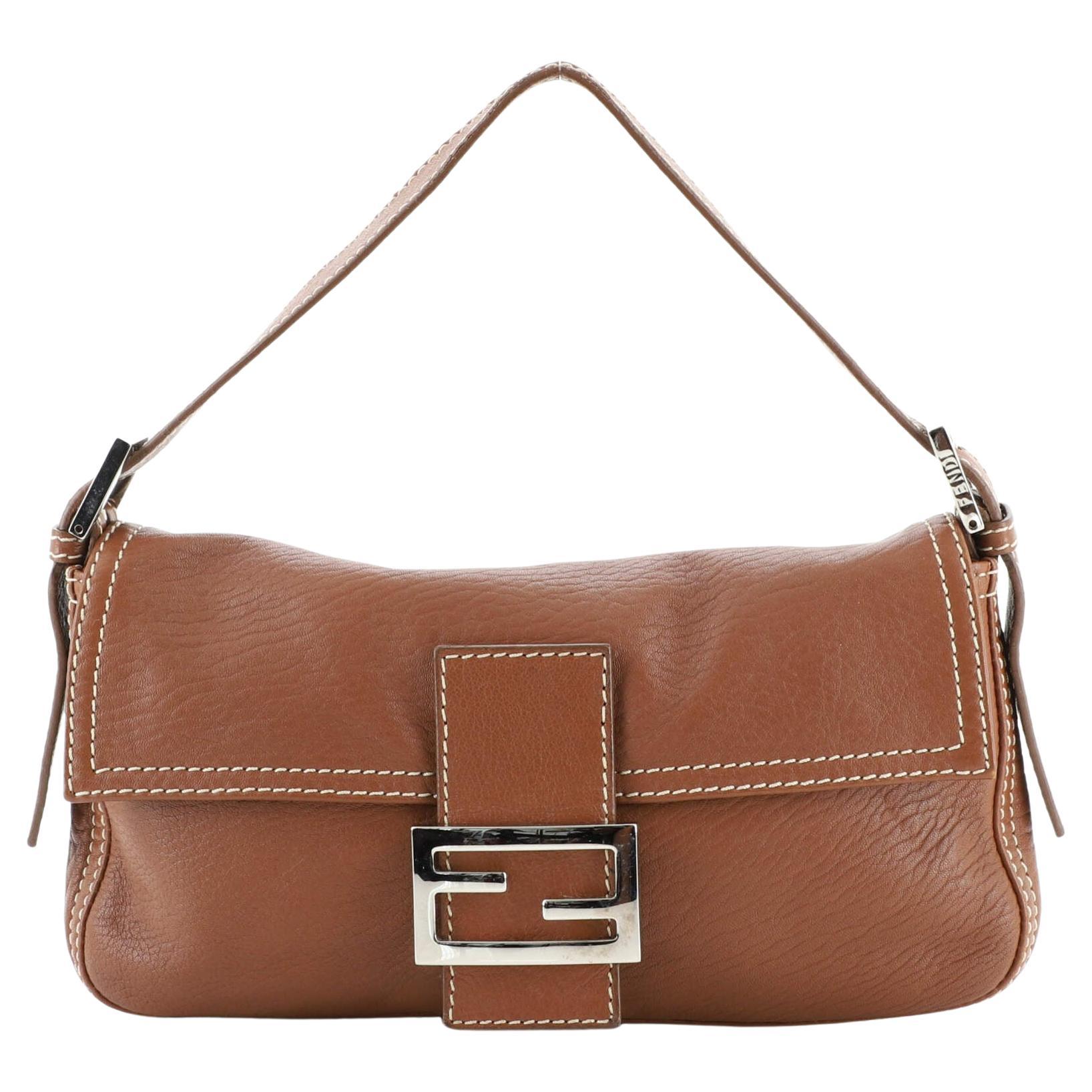 Fendi Baguette Bag Leather at 1stDibs