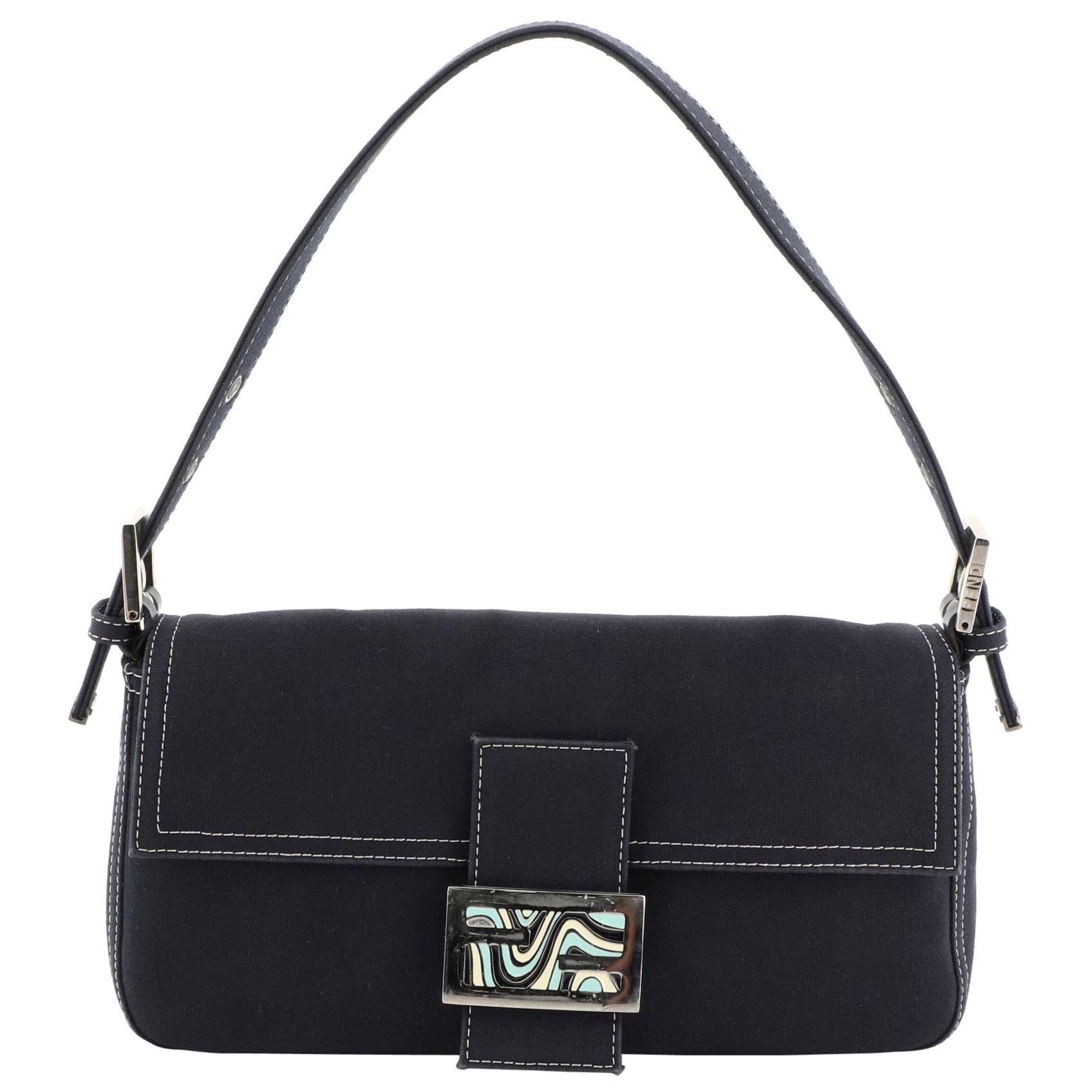 Fendi Baguette Canvas at 1stDibs
