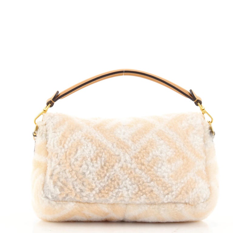 Fendi Baguette NM Bag Shearling Mini at 1stDibs