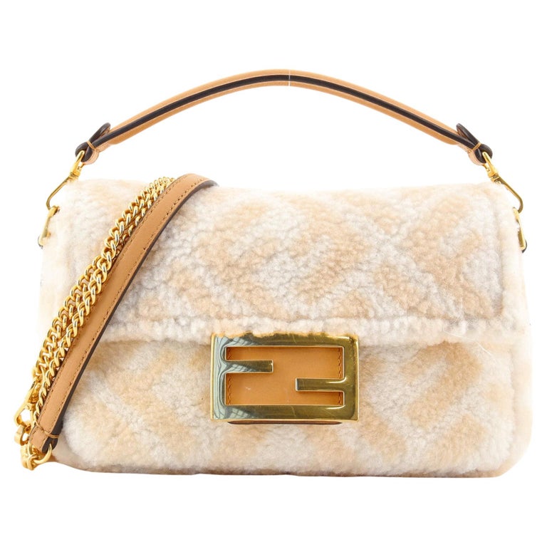 Fendi Baguette NM Bag Shearling Mini at 1stDibs