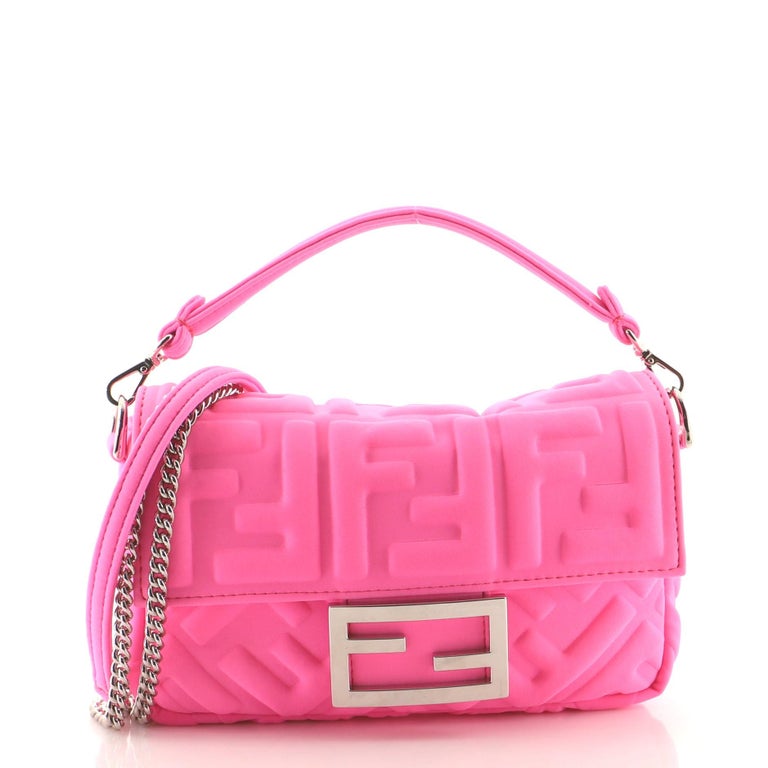 Fendi Baguette NM Bag Zucca Lycra Mini at 1stDibs