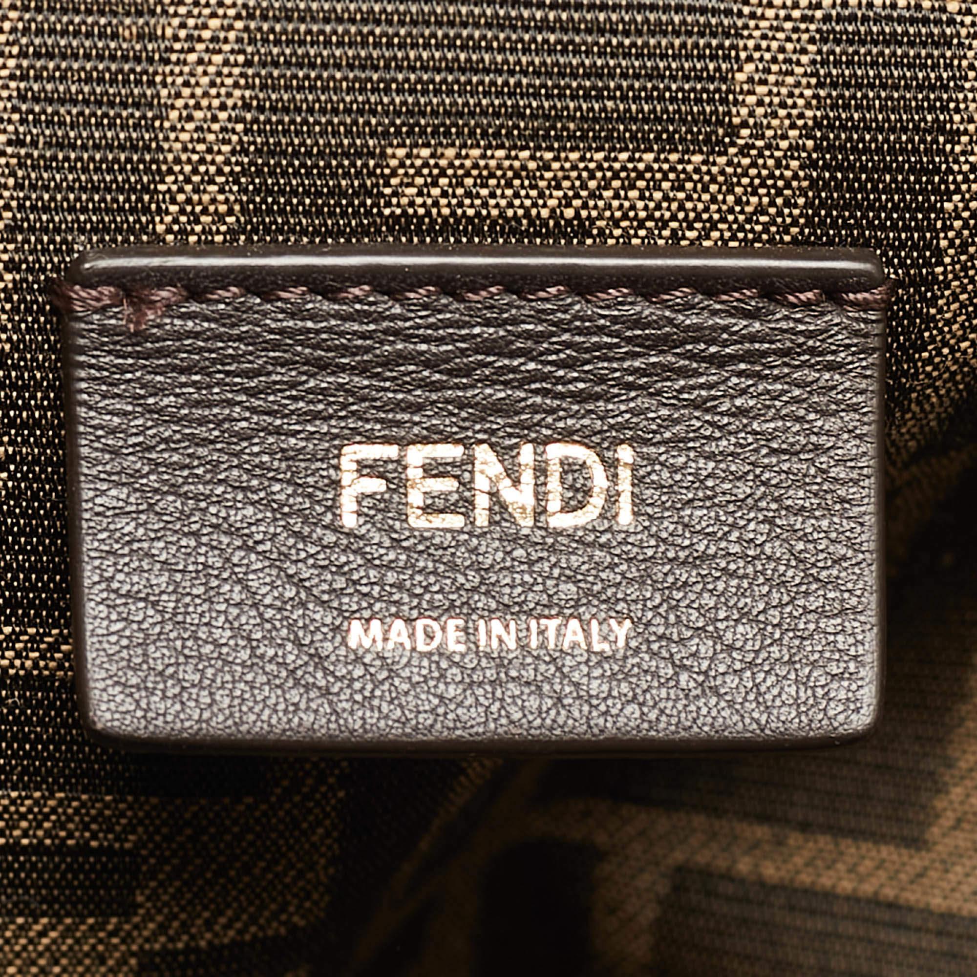 Fendi Beige Leather Medium First Shoulder Bag For Sale at 1stDibs