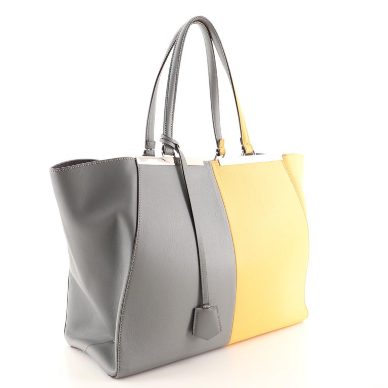 Fendi Bicolor 3Jours Bag Leather Large For Sale at 1stDibs