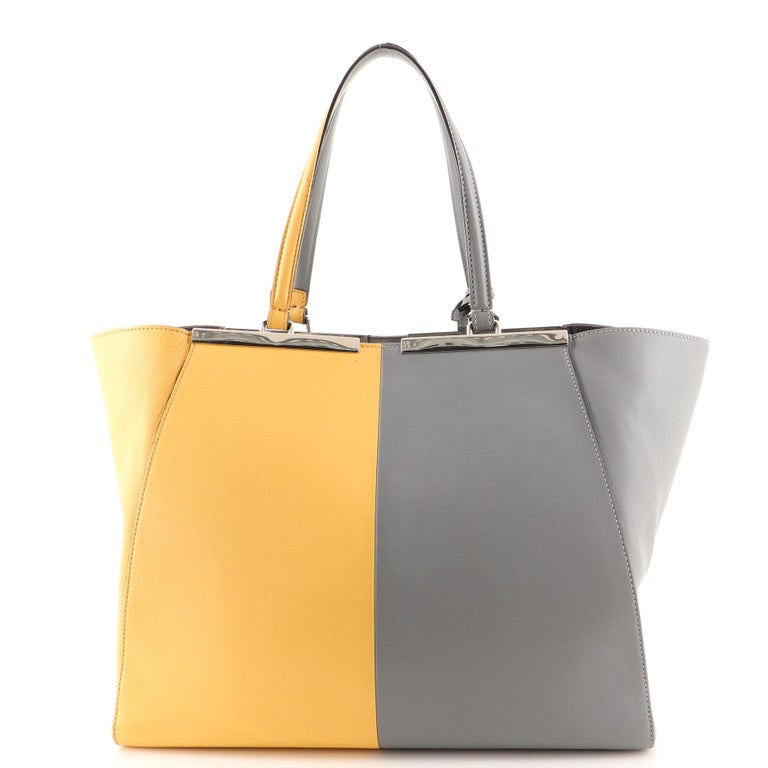 Fendi Bicolor 3Jours Bag Leather Large For Sale at 1stDibs