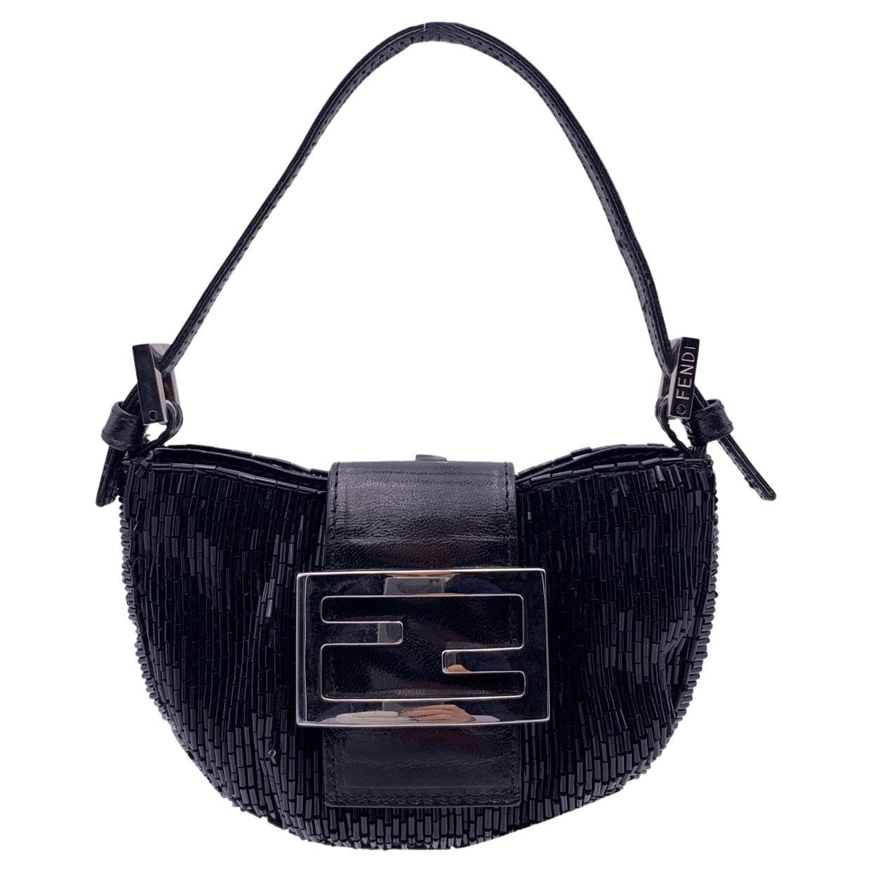 FENDI Gray Grey Suede TO YOU BAG Mini Duffle MIRRORED Handbag at ...