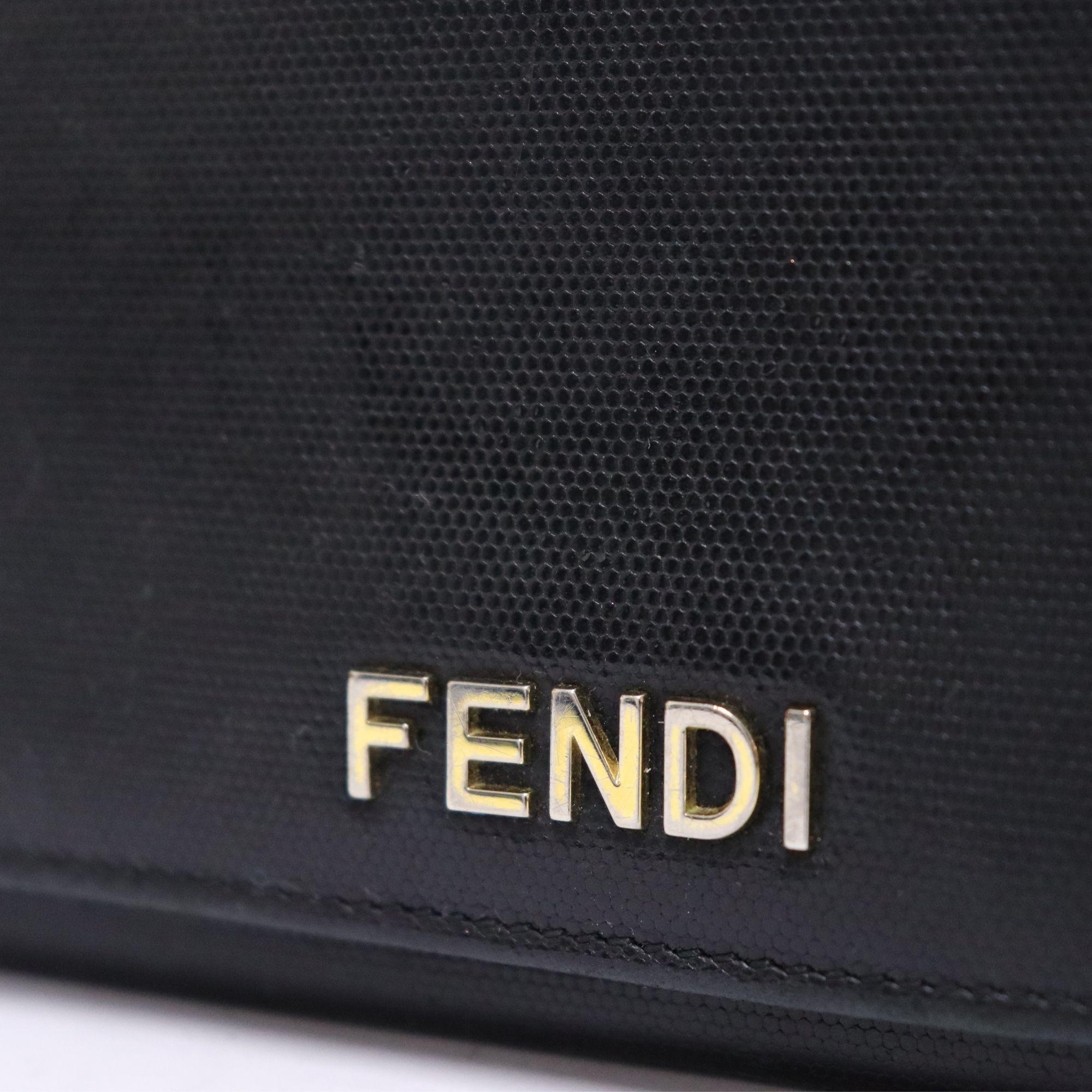 Fendi Black Leather Classic Wallet For Sale at 1stDibs | ca2581878