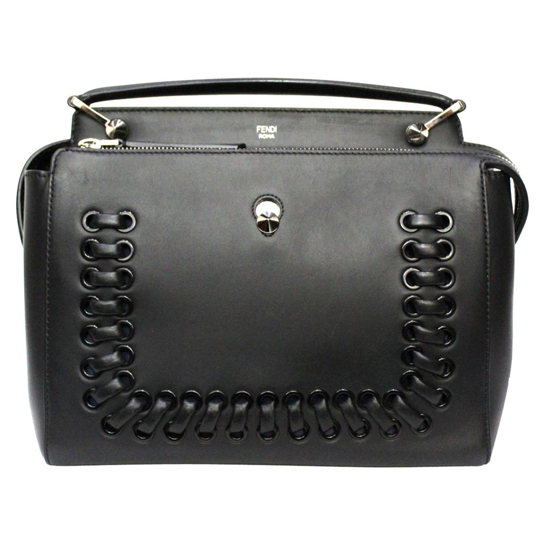 Small FENDI Bag in Silk Foliage and Silver Plated Metal Balls For Sale ...