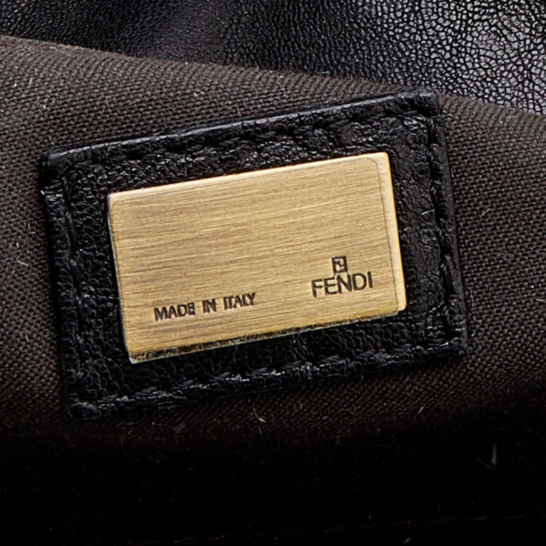 Fendi Black Patent And Leather B Shoulder Bag For Sale at 1stDibs