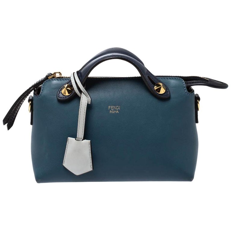 Fendi Blue Leather Mini By The Way Crossbody Bag at 1stDibs | fendi bag ...