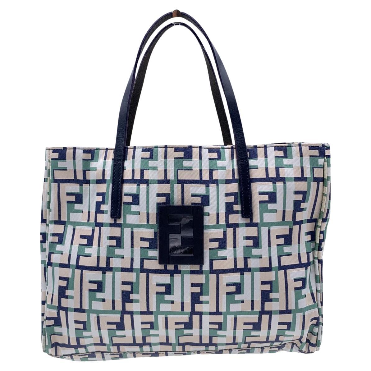 FendiBrown Monogram FF Roll Tote bag 107f35 For Sale at 1stDibs
