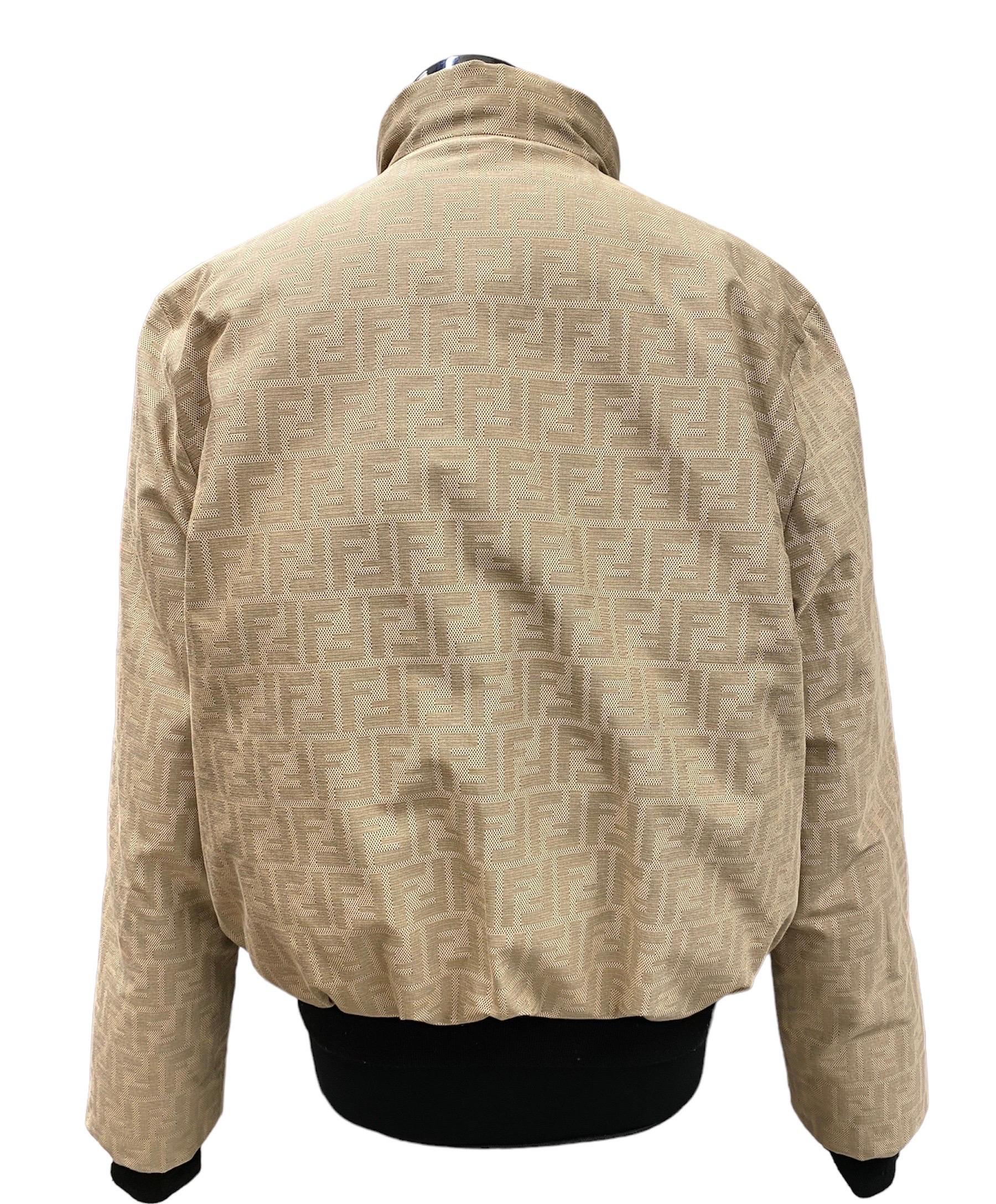 Fendi Bomber Jacket Double-face For Sale at 1stDibs