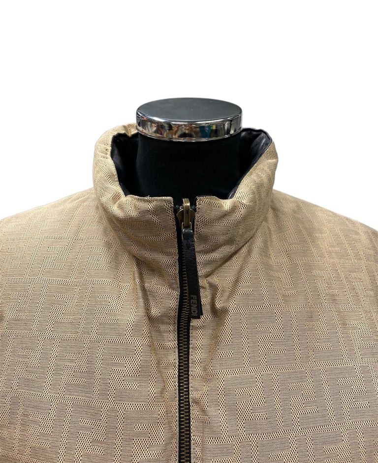 Fendi Bomber Jacket Double-face For Sale at 1stDibs