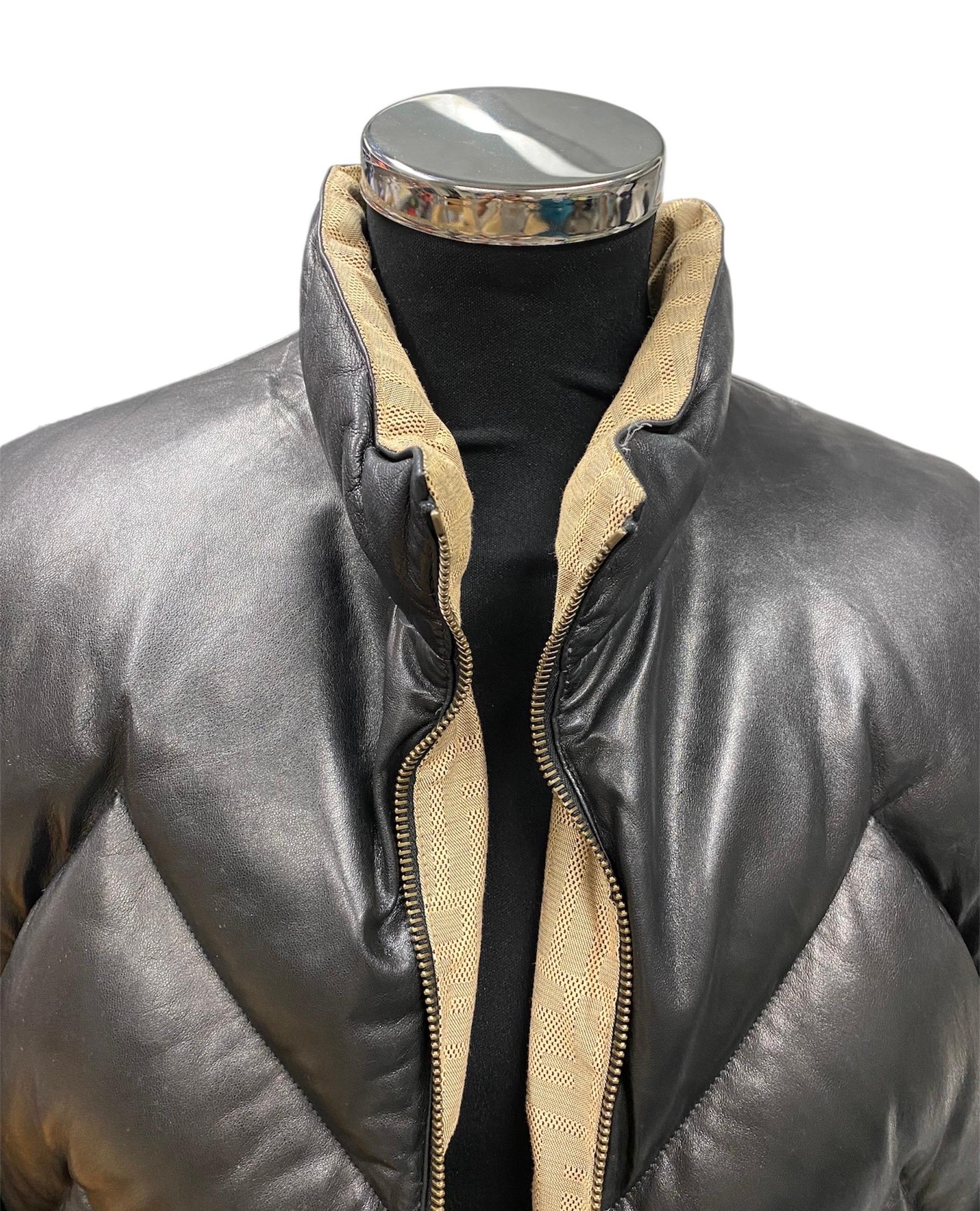Fendi Bomber Jacket Double-face For Sale at 1stDibs