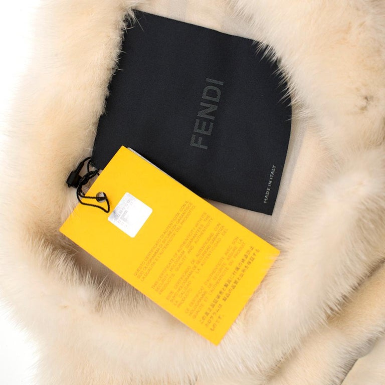 Fendi Bone White Short Mink Fur Jacket XS at 1stDibs | fendi short ...