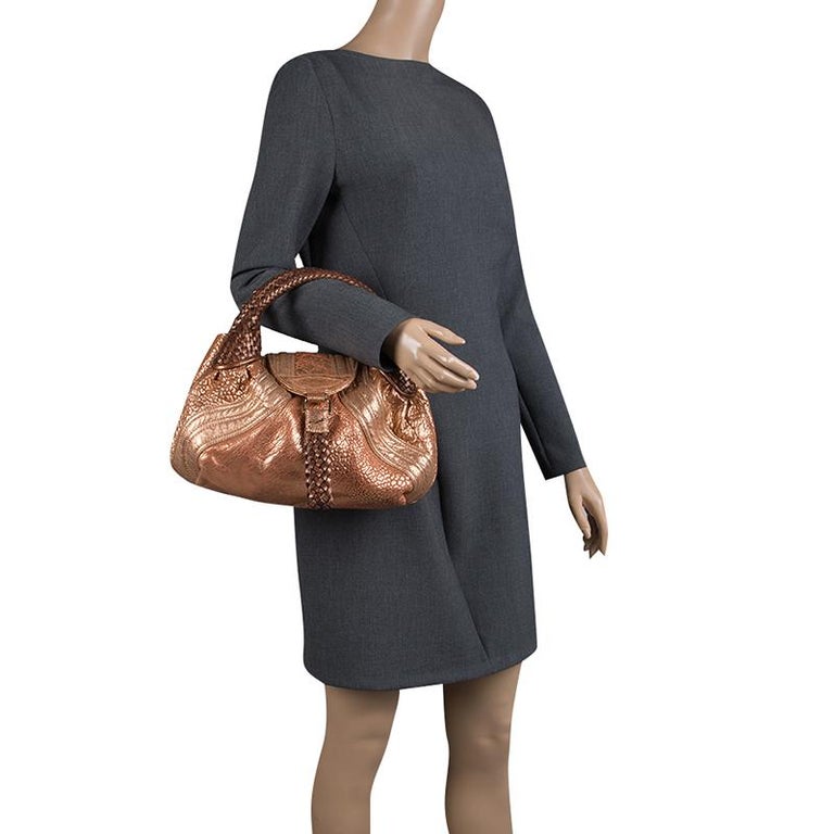 Fendi Bronze Leather Baby Spy Bag For Sale at 1stDibs | fendi baby sale ...