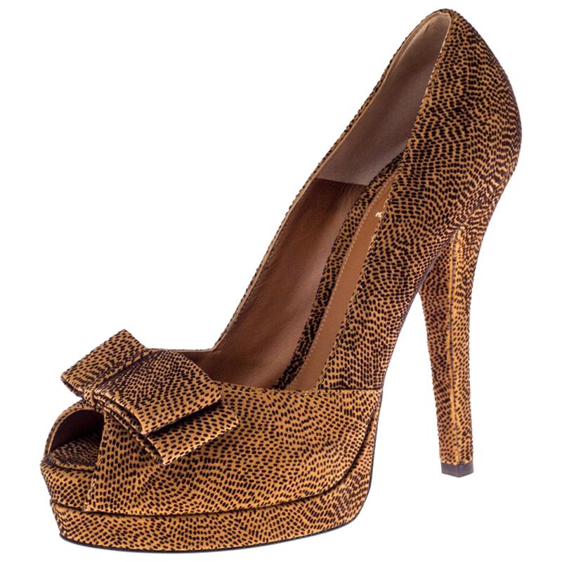 Fendi Rock Colored Python Flowerland Mules. 2016 at 1stDibs | fendi pumps