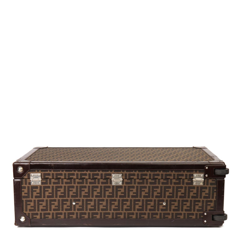 Fendi Brown Zucca Monogram Canvas Trunk Originally Owned by Karl ...